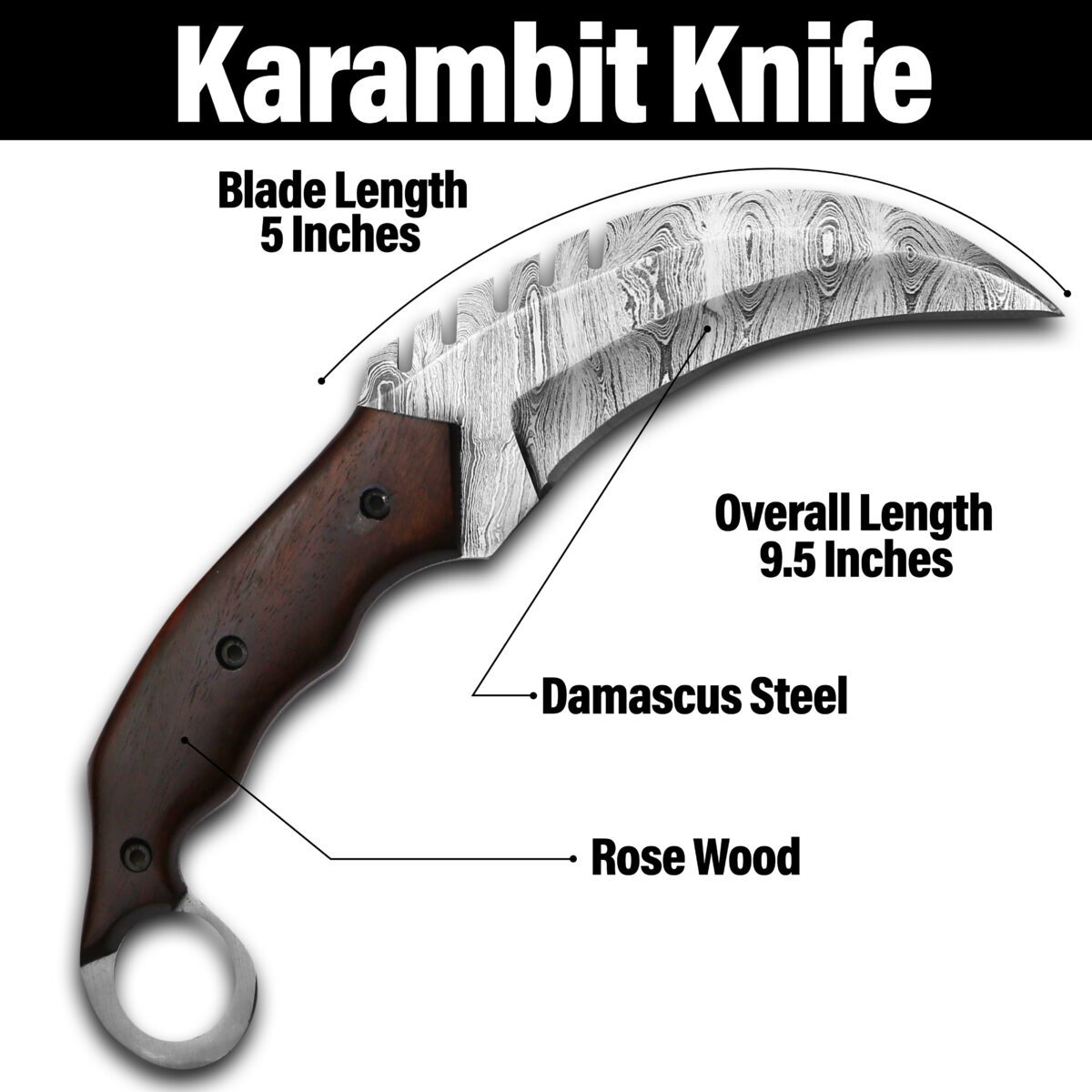 Damascus Karambit Knives - BazaarLimited
